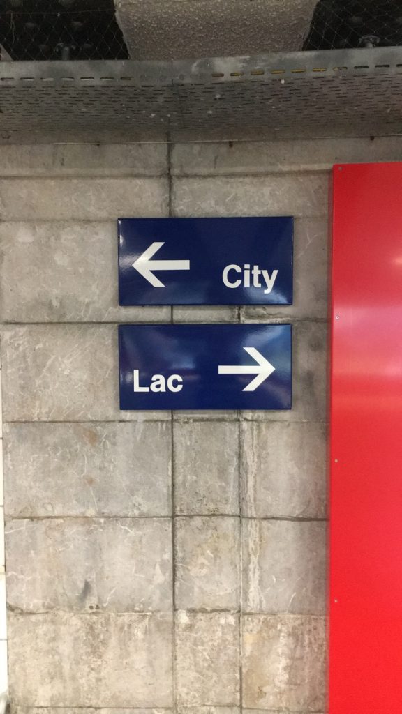 Linguistic Landscape of the main station of Lausanne | Multilingual ...